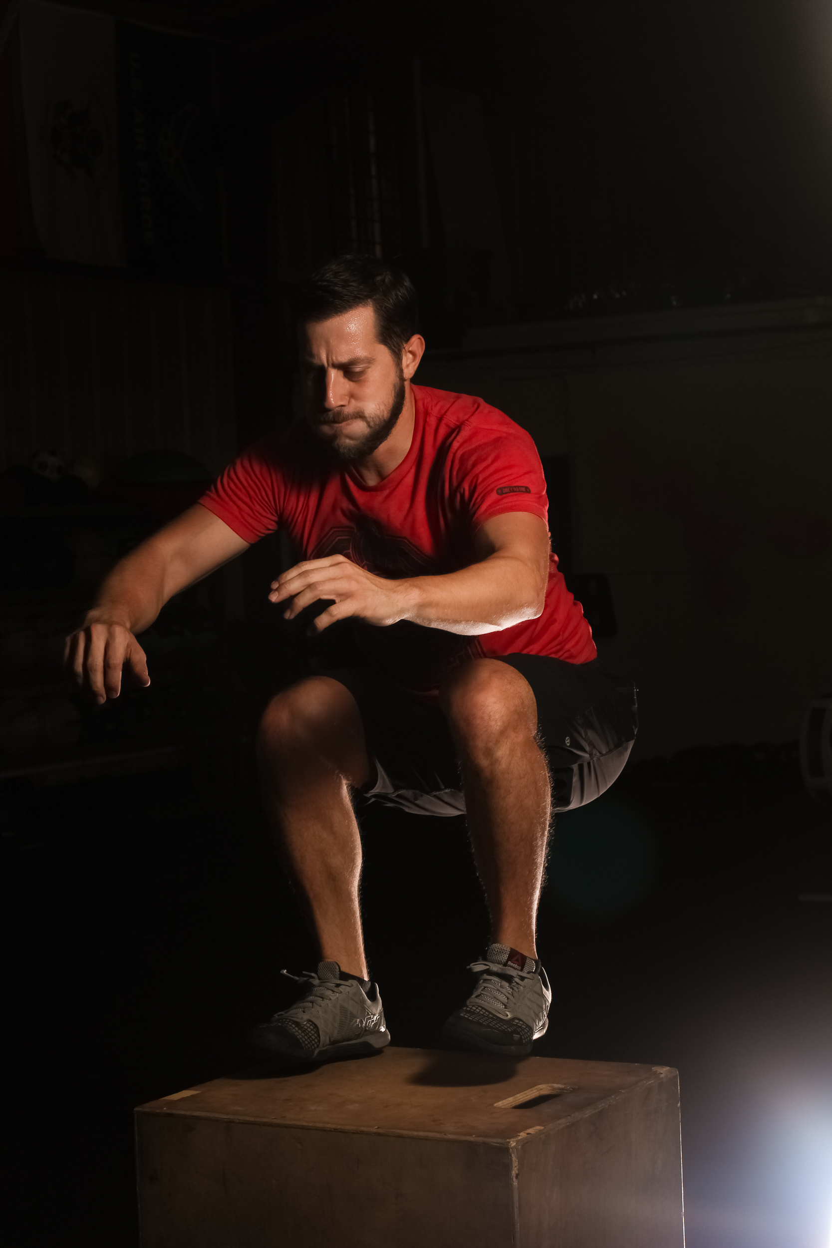 Houston Fitness Photographer – Box Jump - Jeff Blickenstaff Photography